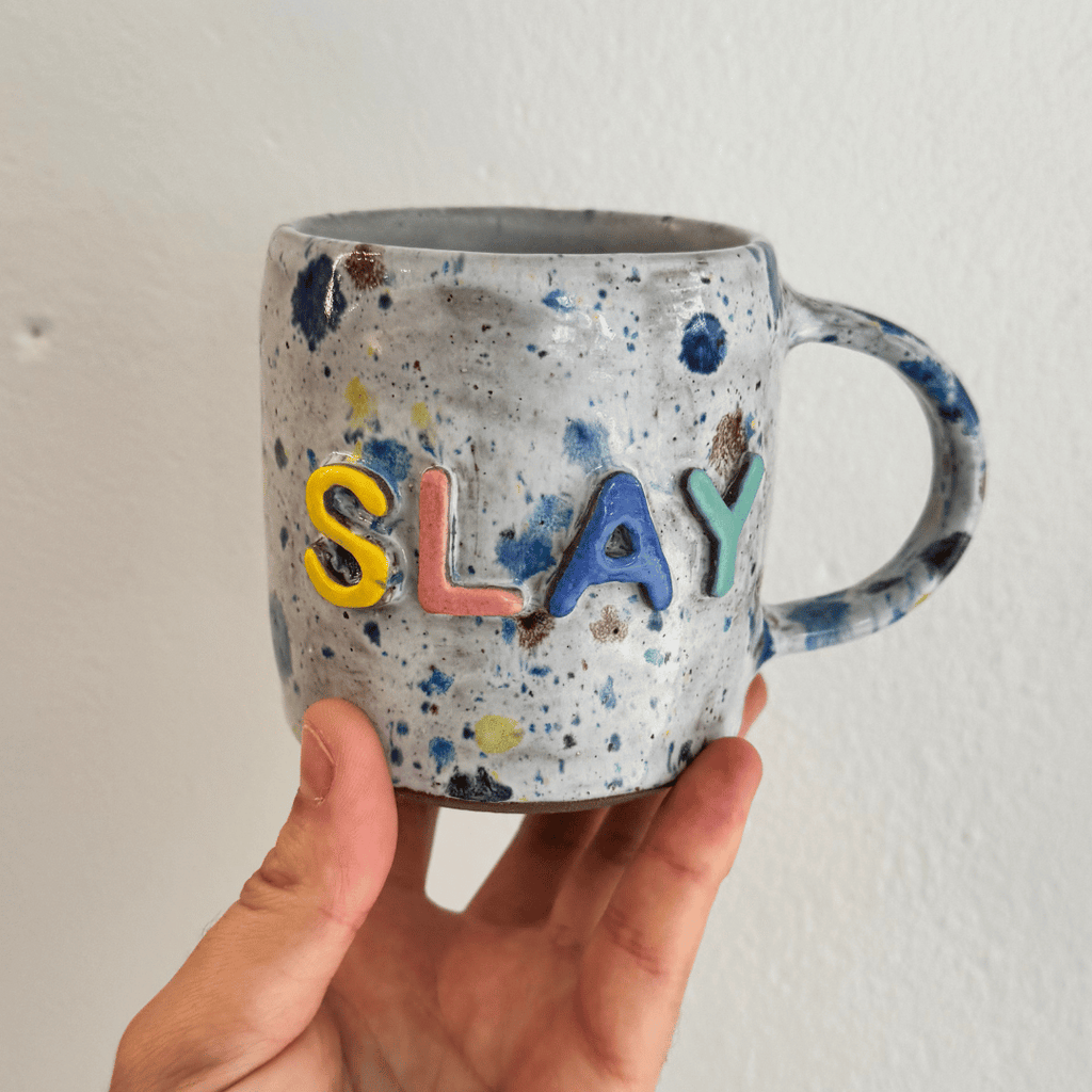 Slay Ceramic Mug by Handy Andie Ceramics | Stash World