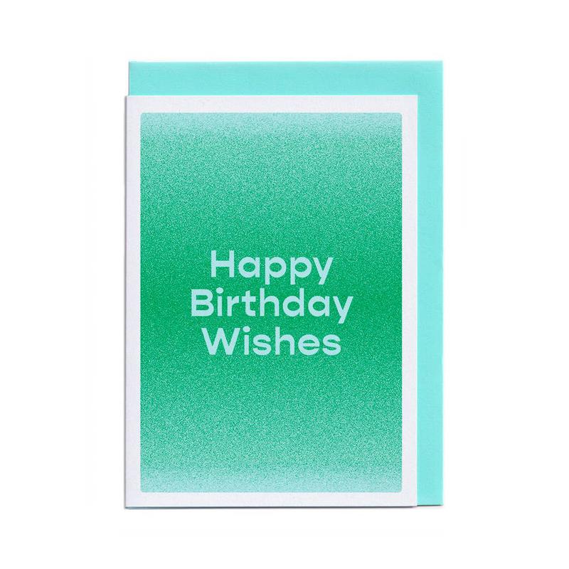 Birthday Wishes - Greeting Card (Risograph) – Stash World