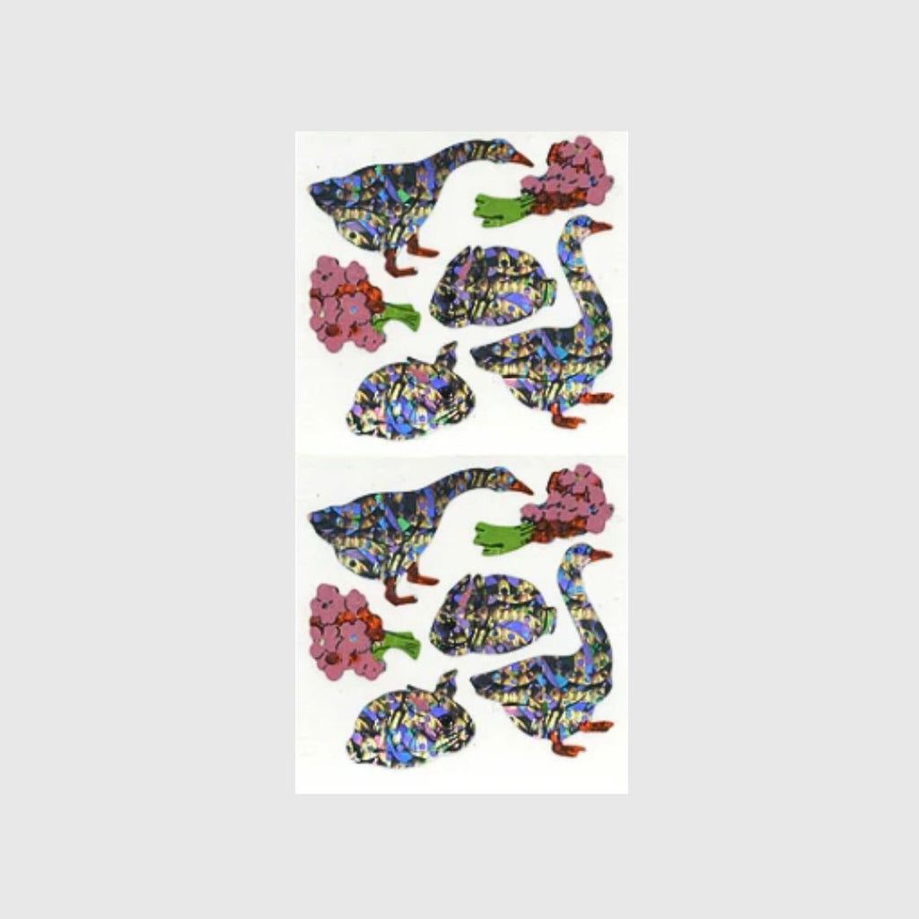 Stickermagic Geese and Bunnies - Prismatic Stickers | Stash World