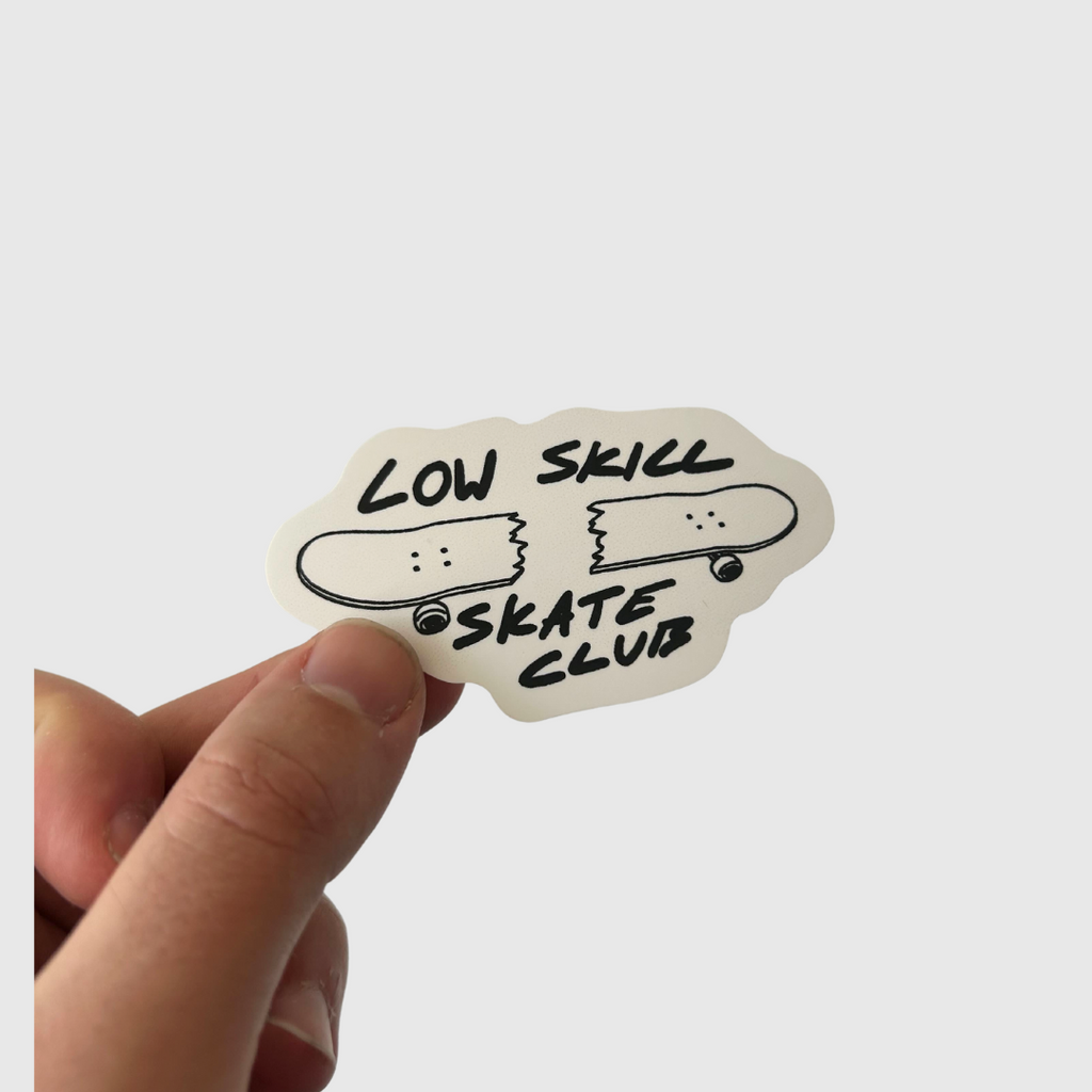 Low Skill Skate Club - Vinyl Sticker – Stash World