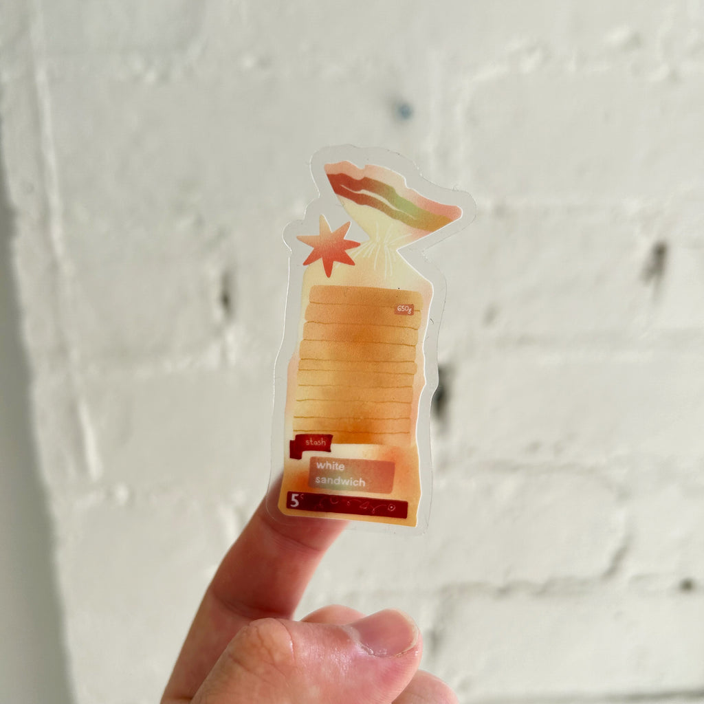 Stash Bread - Clear Vinyl Sticker | Stash World