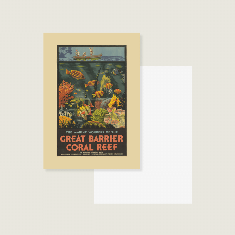 Great Barrier Coral Reef Postcard - Stash World Australia