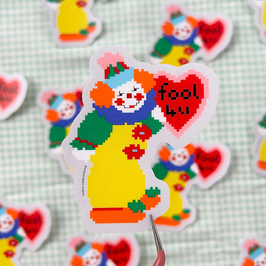 Fool 4 U - Vinyl Sticker – Stash World