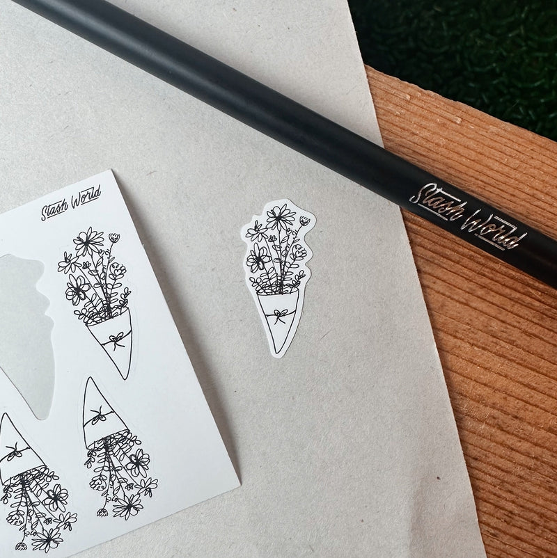 Flowers - Mini Sticker Sheet | Stash World Australia