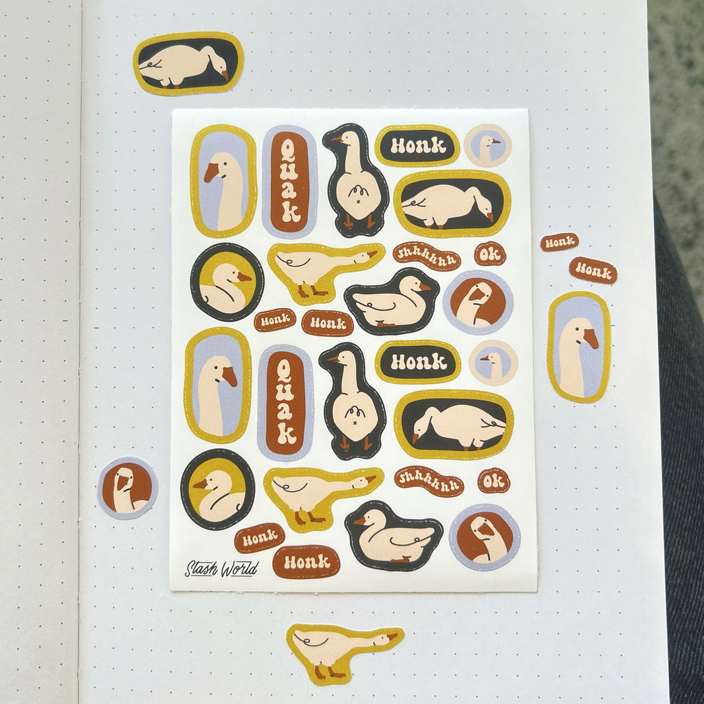 Goose Sticker Sheet | Stash World Australia