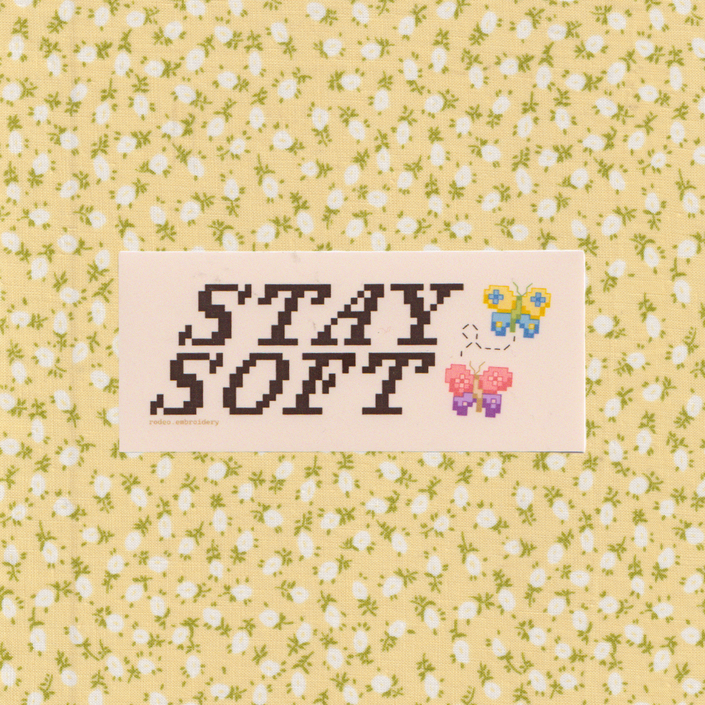 Stay Soft - Vinyl Sticker – Stash World
