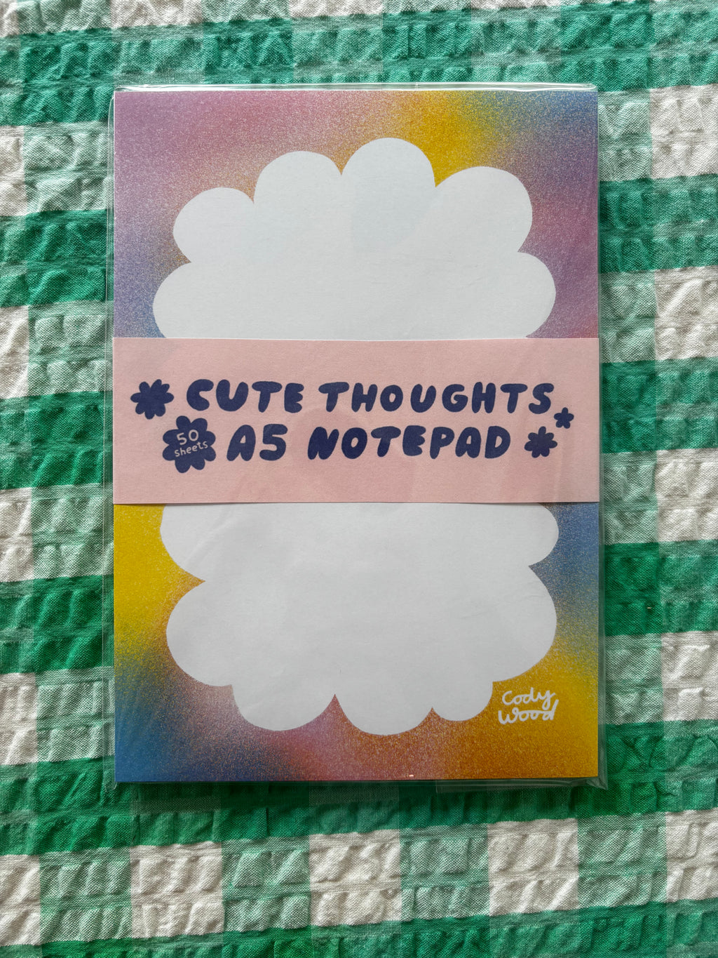 Cute Thoughts A5 Notepad – Stash World