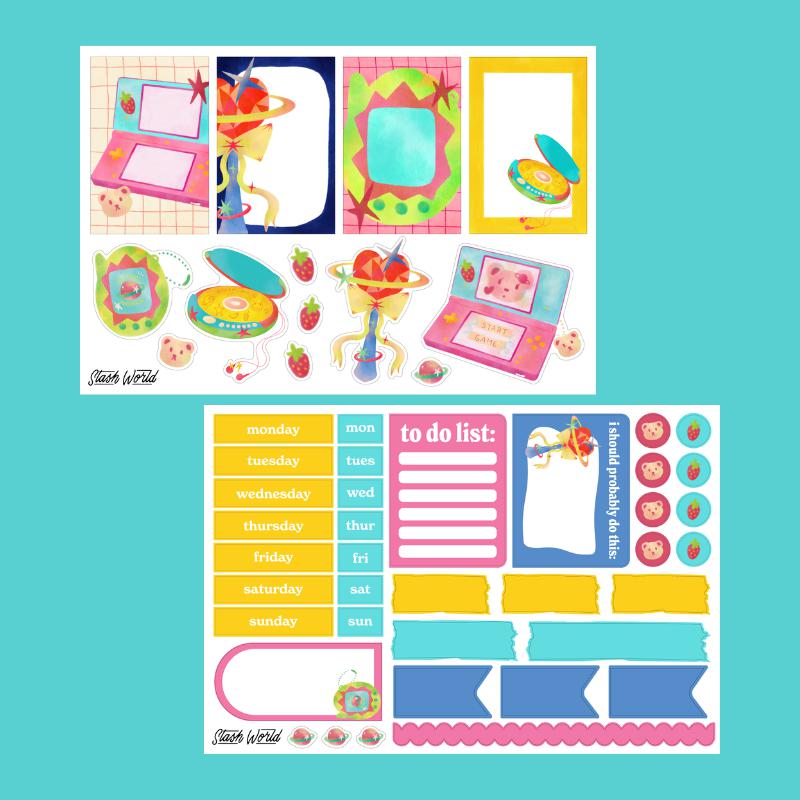 Stash World '98 Journal Sticker Kit - Stash Sticker Club | Stash World ...