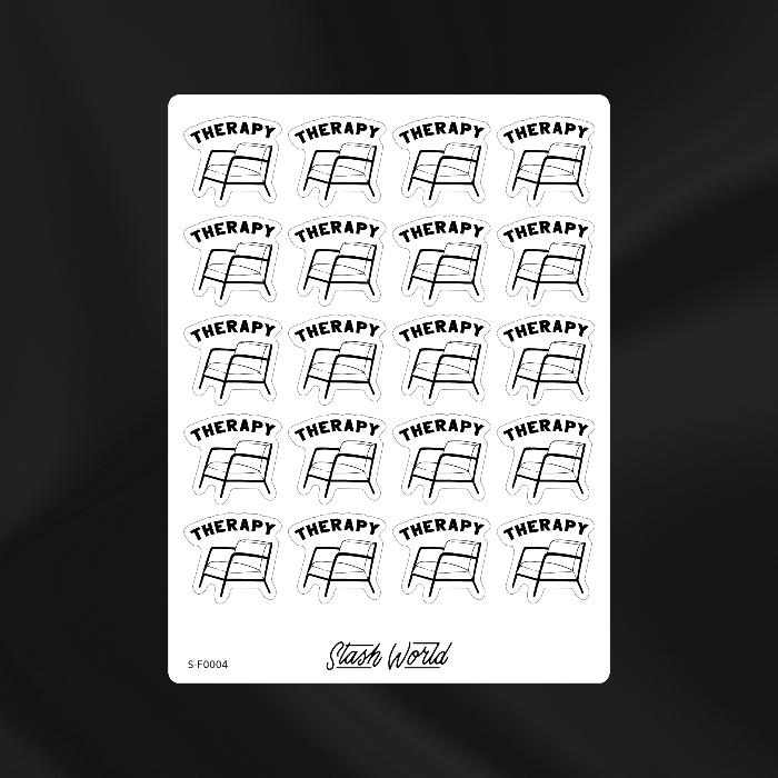 Therapy Sticker Sheet - Planner Stickers | Stash World Australia