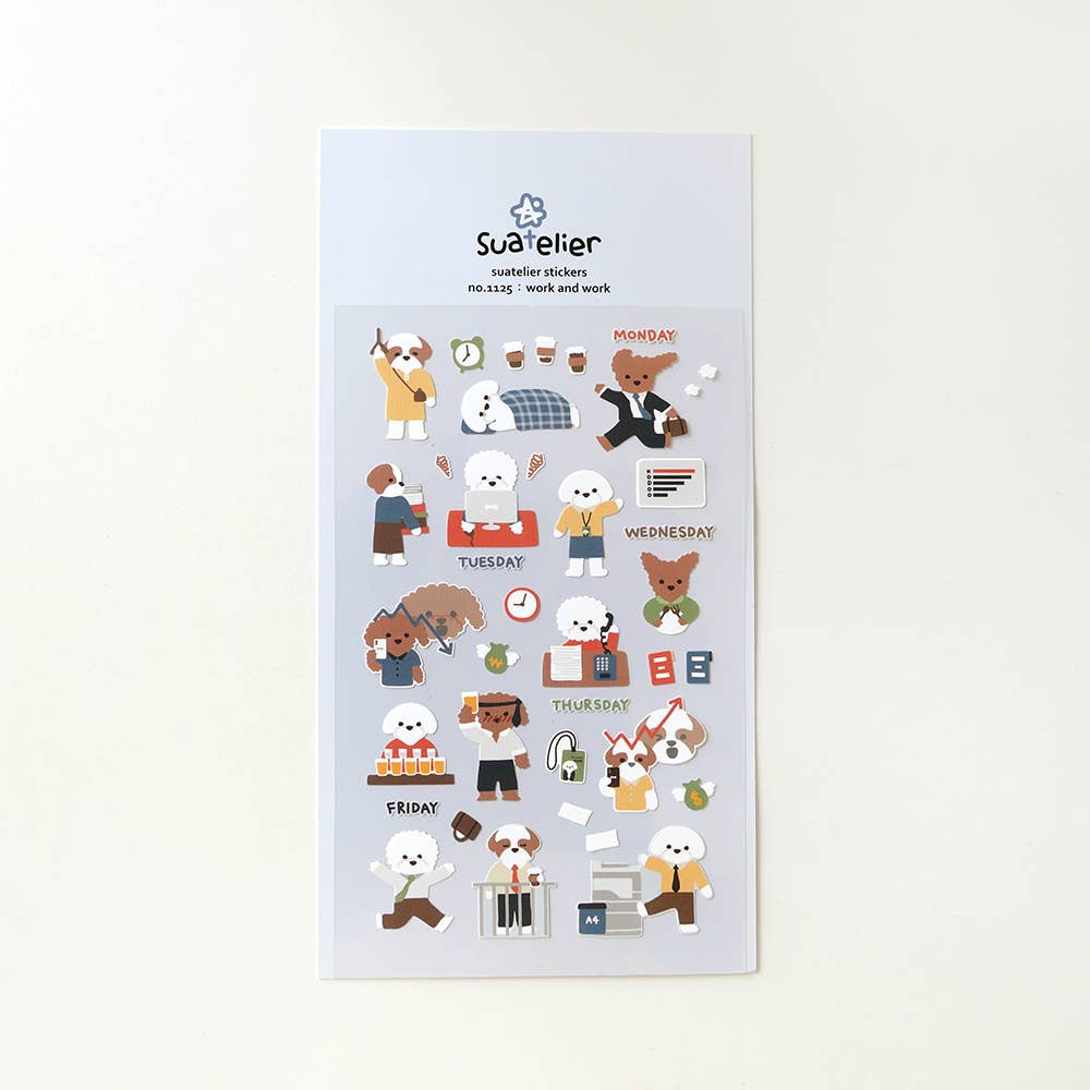 1125: Work and Work - Sticker Sheet – Stash World